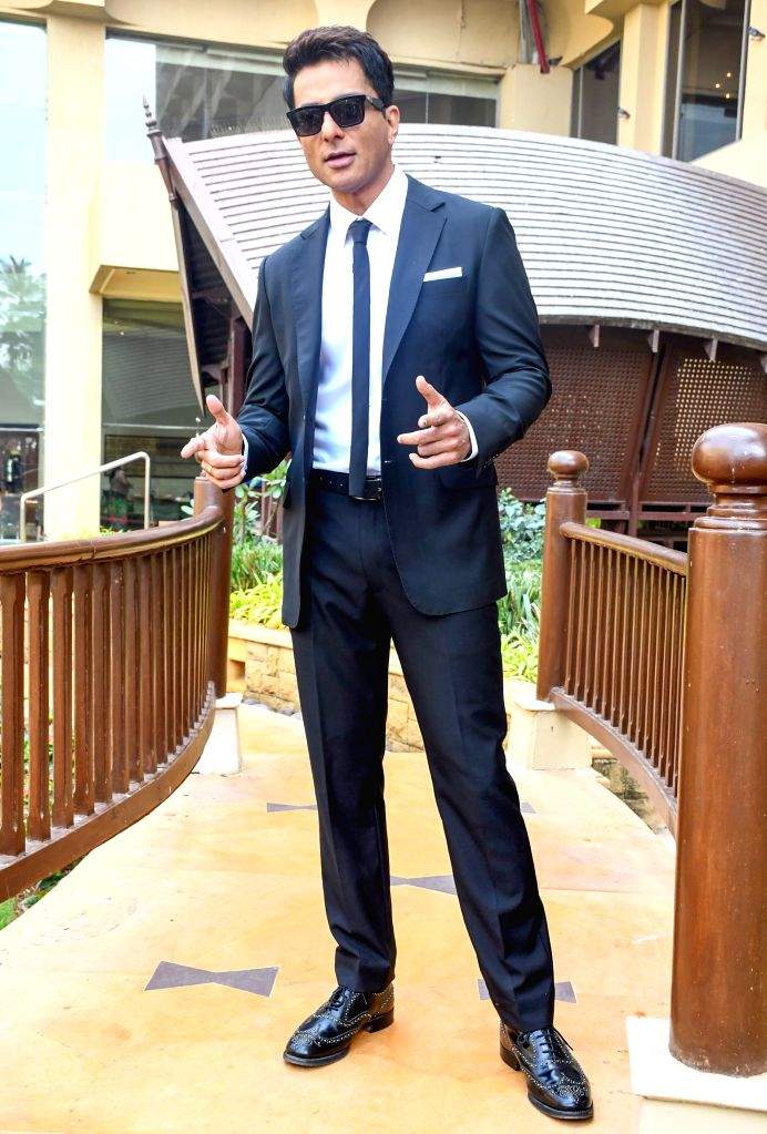 Actor Sonu Sood promotes his movie 'Fateh