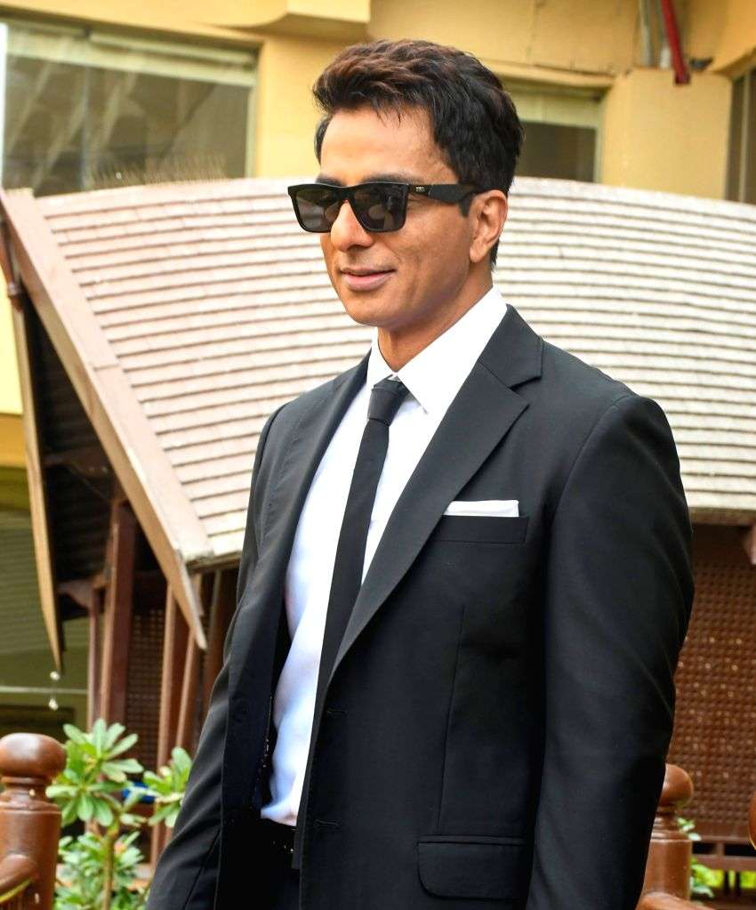 Actor Sonu Sood promotes his movie 'Fateh