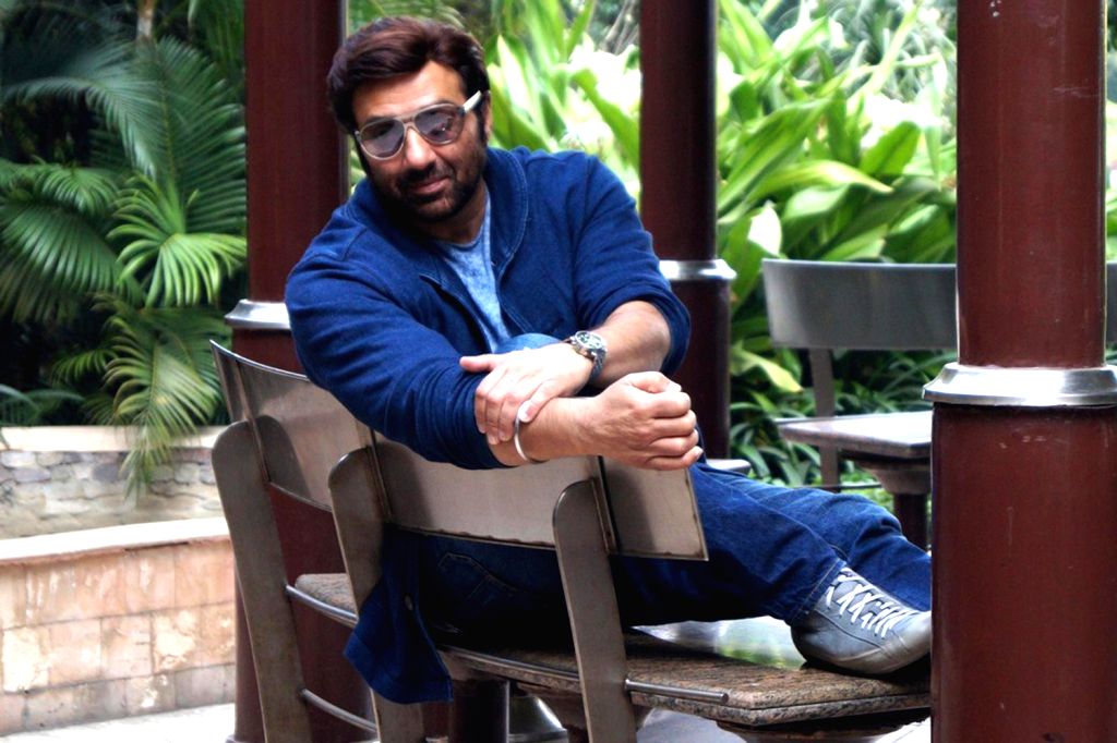 Sunny Deol during promotion of 'Singh Saab the Great'