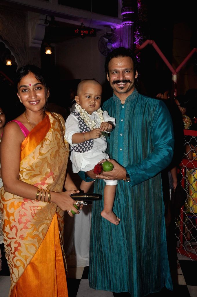 Vivek Oberoi at ISKCON temple