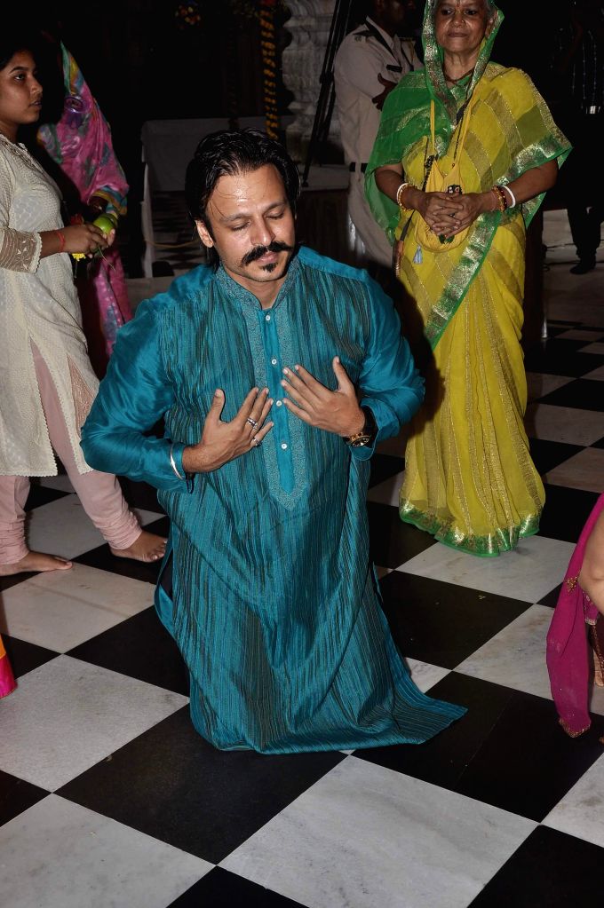 Vivek Oberoi at ISKCON temple