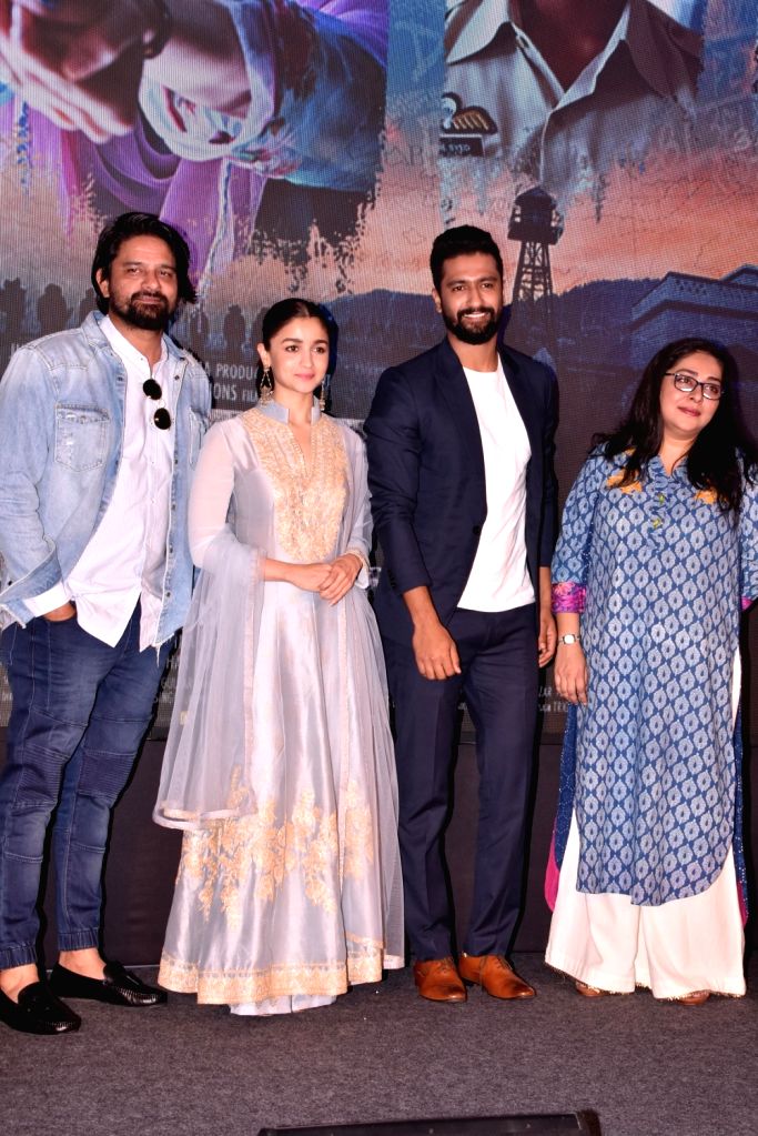 Song launch of film "Raazi" - Alia Bhatt, Vicky Kaushal and Meghna Gulzar