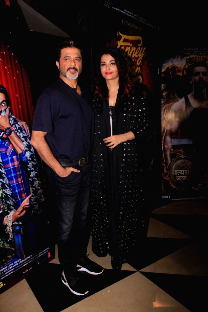 Special screening of "Fanney Khan"- Anil Kapoor and Aishwarya Rai Bachchan