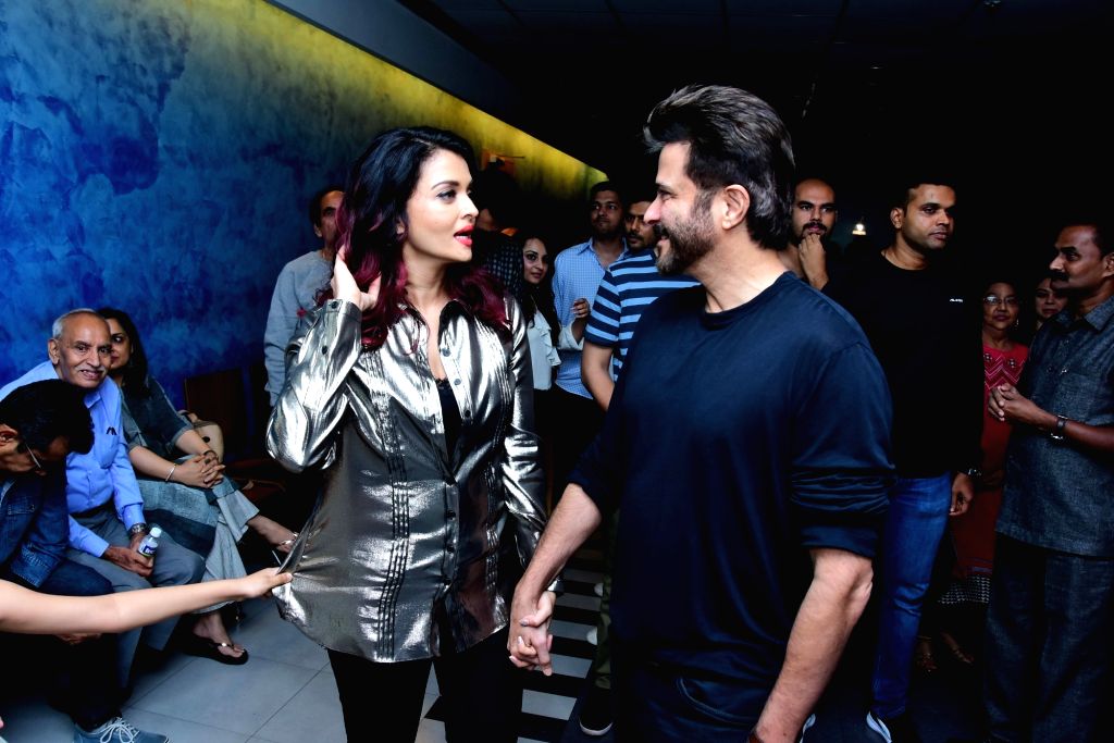 Special screening of film "Fanney Khan" - Anil Kapoor and Aishwarya Rai ...