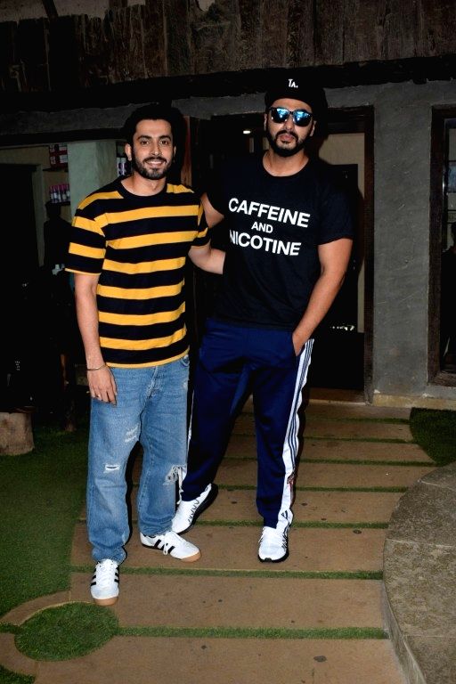 Arjun Kapoor and Sunny Nijar seen at a salon