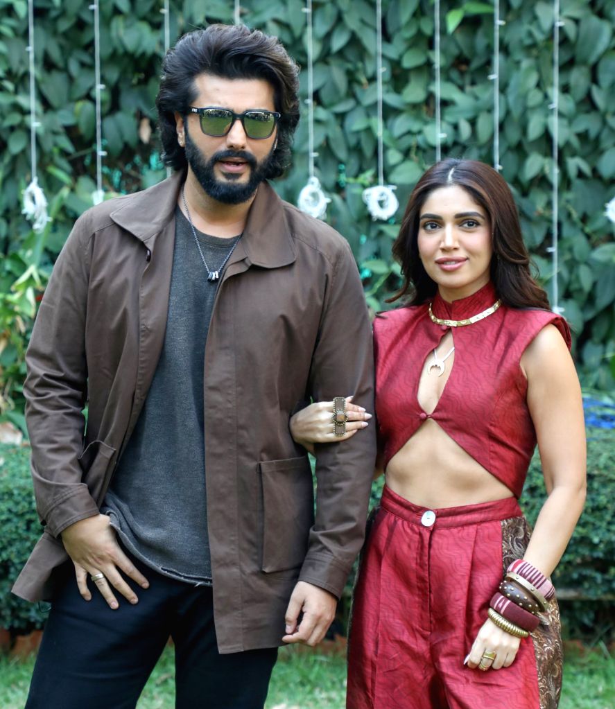Actors Bhumi Pednekar and Arjun Kapoor promote their upcoming movie ...