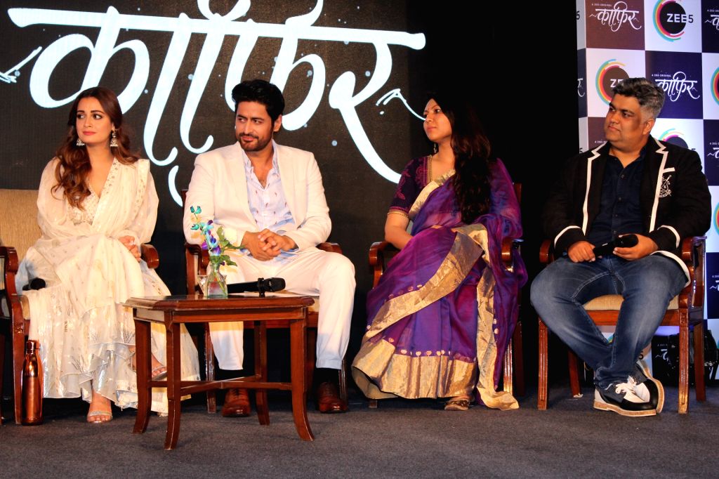 Webshow "Kaafir" press conference - Sonam Nair, Dia Mirza, Mohit Raina ...