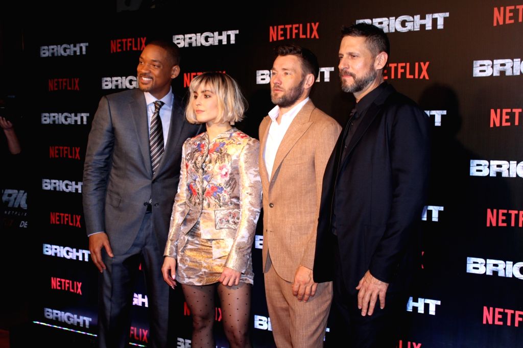 Special screening of film "Bright" - Joel Edgerton, Will Smith, Noomi ...