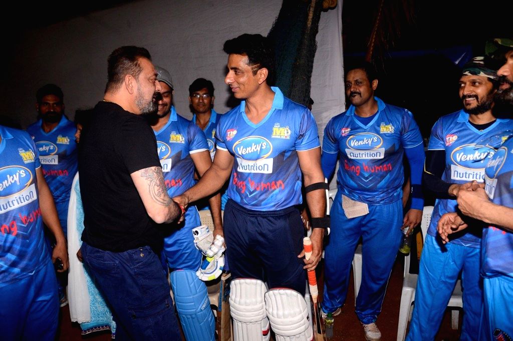 Celebrity Cricket League Match - Sanjay Dutt and Sonu Sood