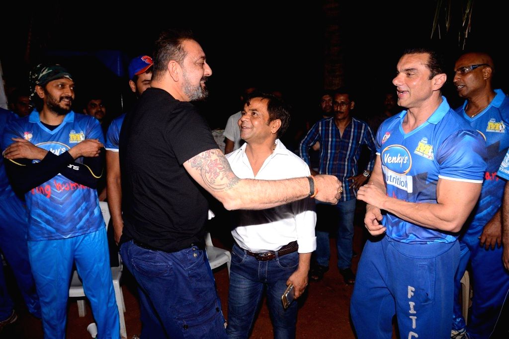 Celebrity Cricket League Match - Sanjay Dutt and Sonu Sood