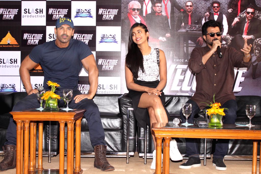 Promotion of film 'Welcome Back'
