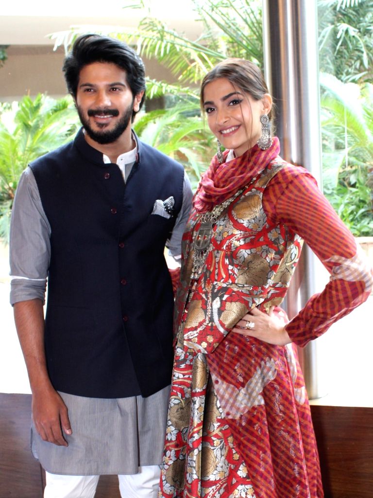 The Zoya Factor" press conference - Sonam Kapoor, Dulquer Salmaan