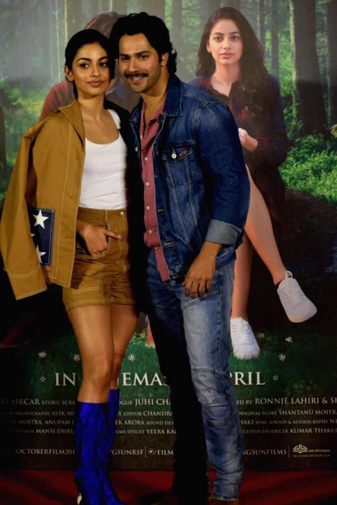 Trailer launch of film "October" - Varun Dhawan and Banita Sandhu