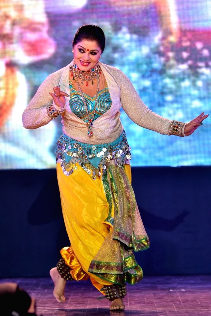 Sudha Chandran performs during a progaramme