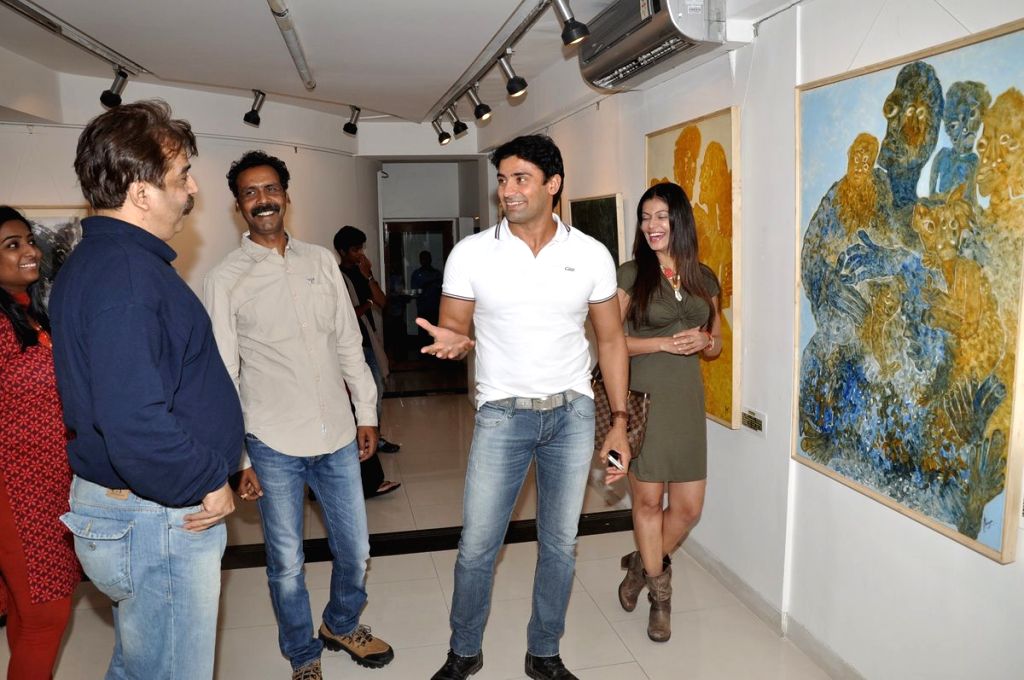 Payal Rohatgi at an Art Exhibition