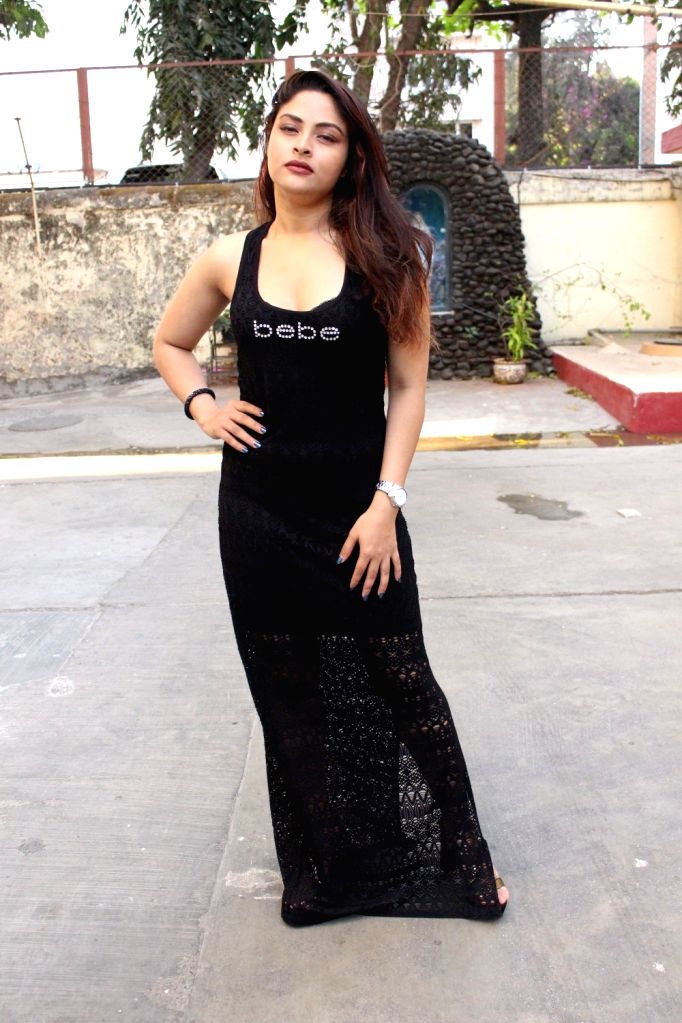 Garima Pandey during the photo shoot