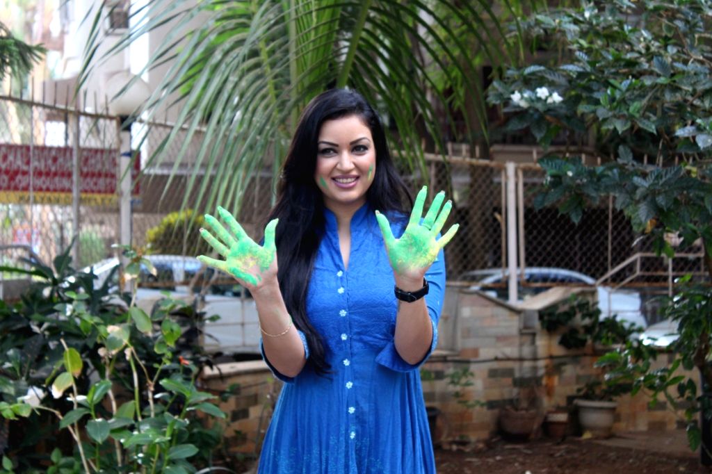 Maryam Zakaria - Holi celebration