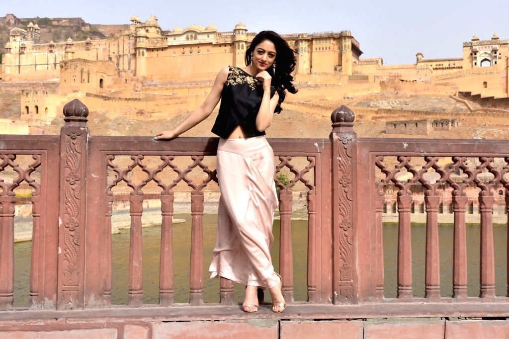 Sandeepa Dhar during a photoshoot