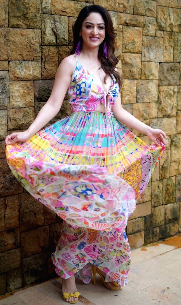 : Mumbai:Actress Sandeepa Dhar poses for photos.