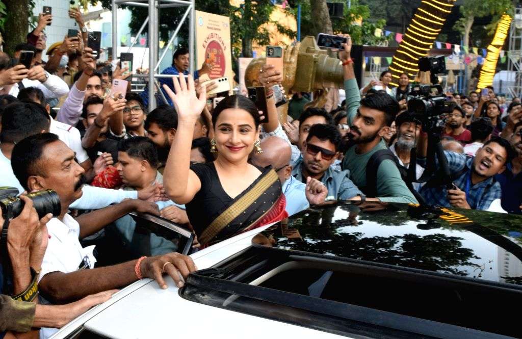 Actress Vidya Balan attends the 30th Kolkata International Film Festival