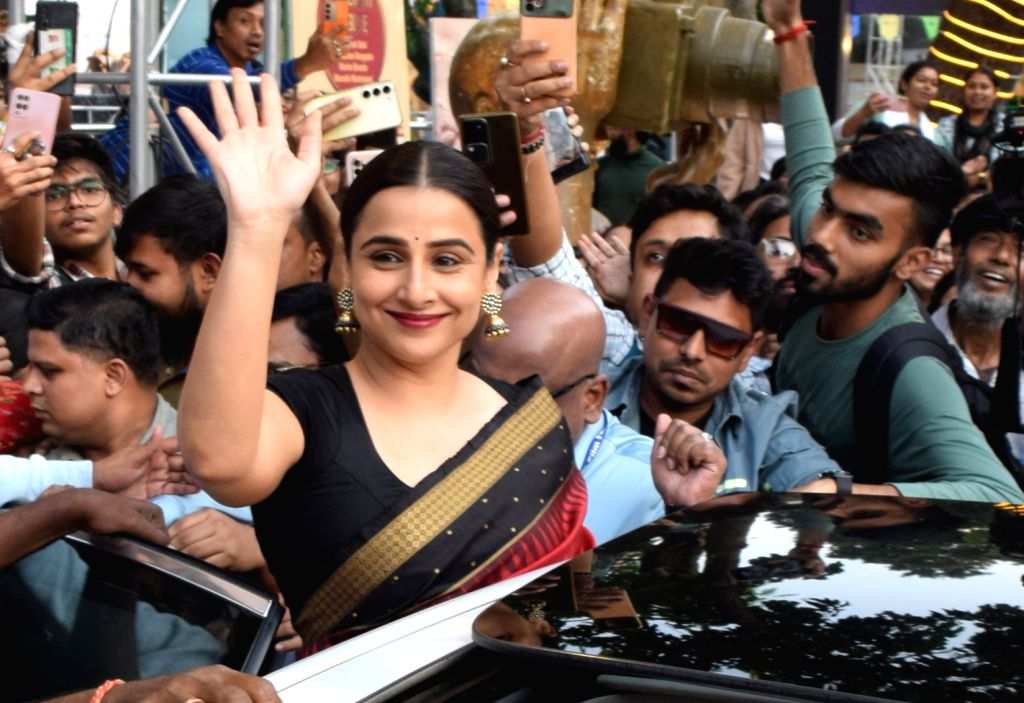 Actress Vidya Balan attends the 30th Kolkata International Film Festival