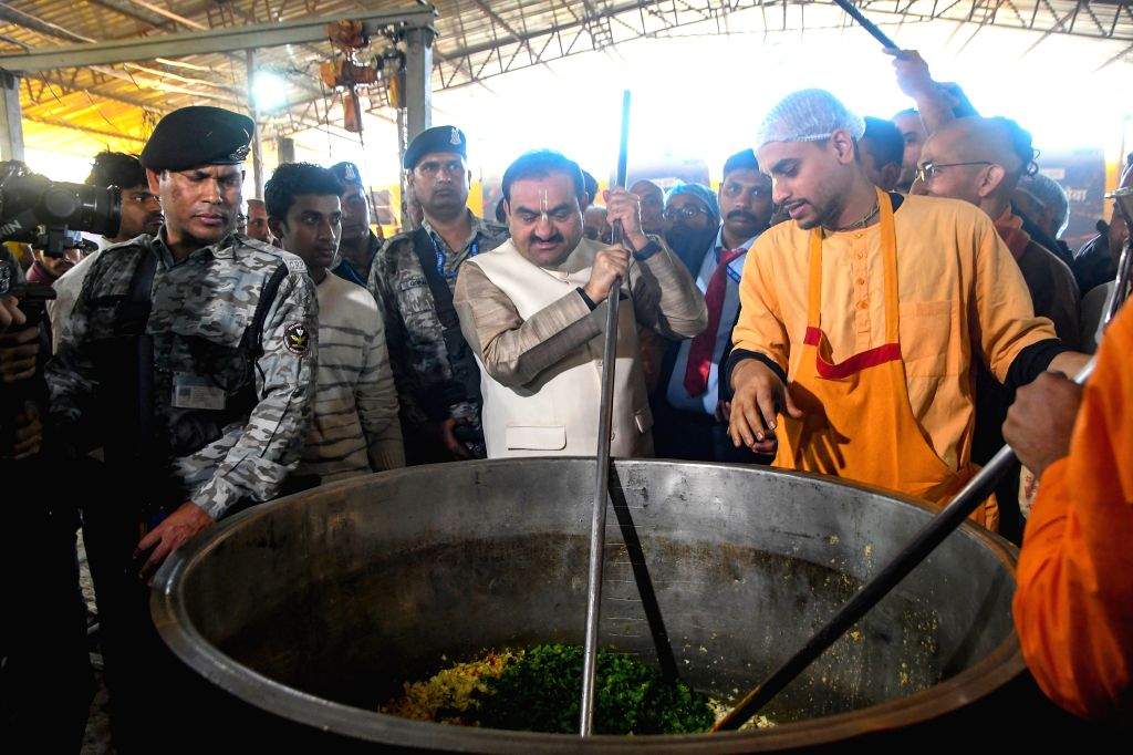 Adani Group Chairman, Gautam Adani Visits ISKCON Temple Camp
