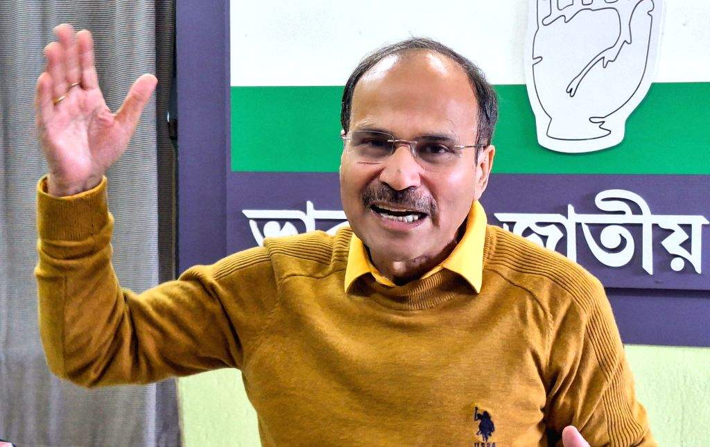 Adhir Ranjan Chowdhury Holds Press Conference