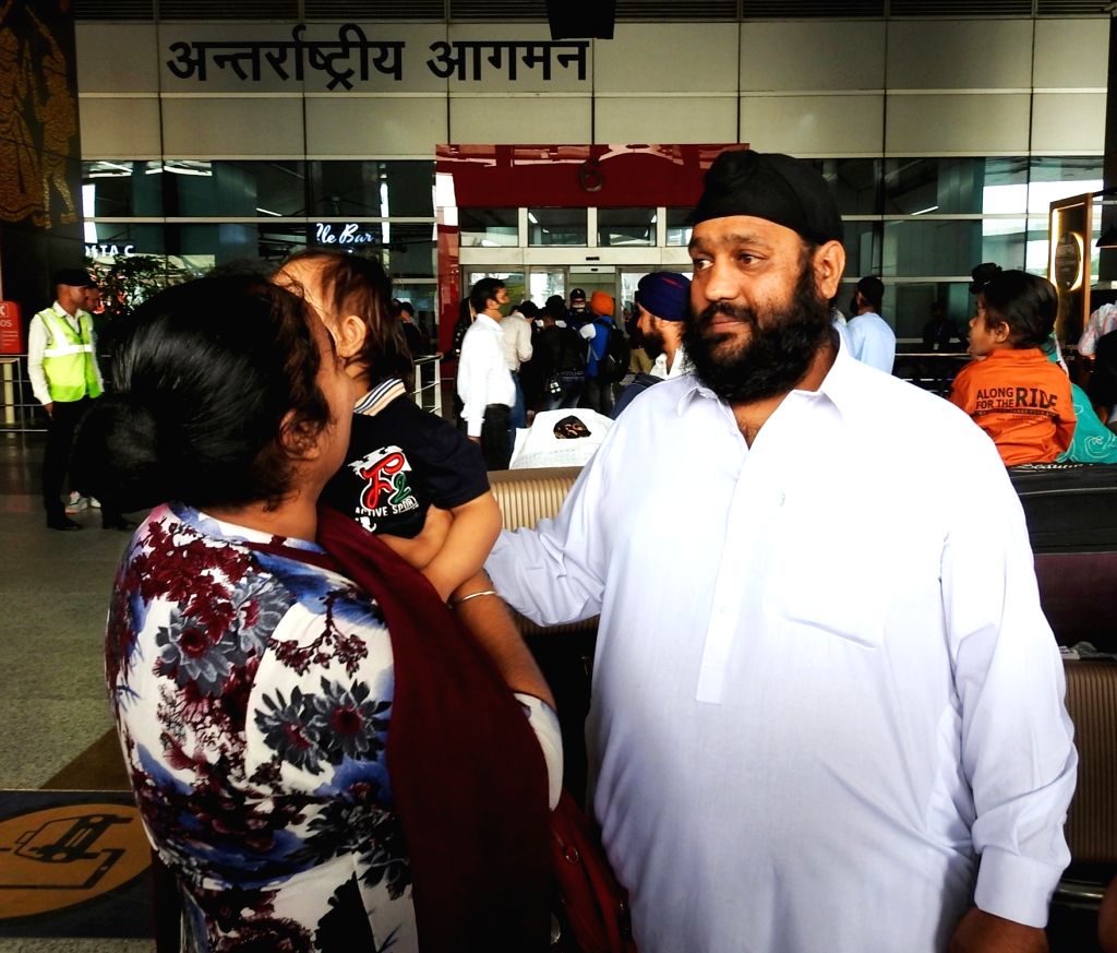 Afghan Sikh meets his family members after their return from Taliban ...