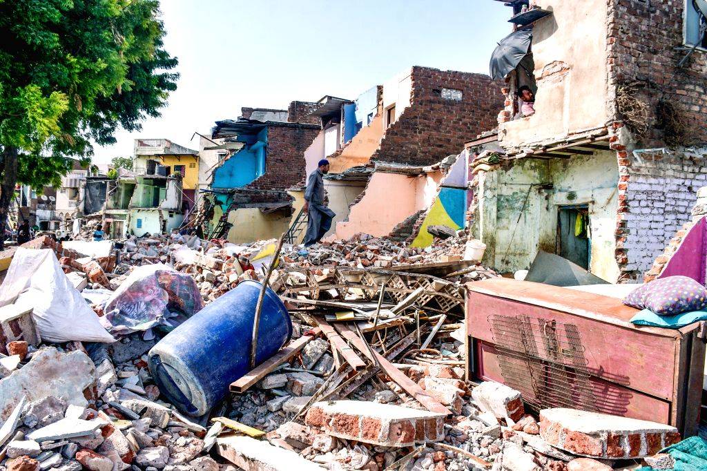 Aftermath of Demolition in Nashir Nagar