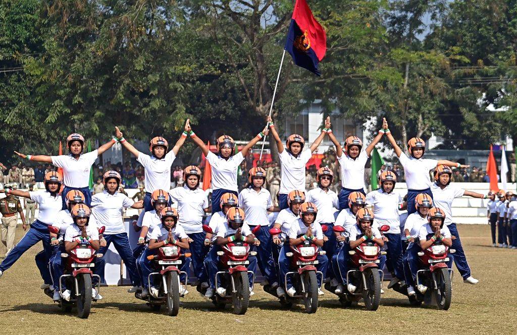 Tripura Police Week Parade at the A.D. Nagar Police Lines stadium