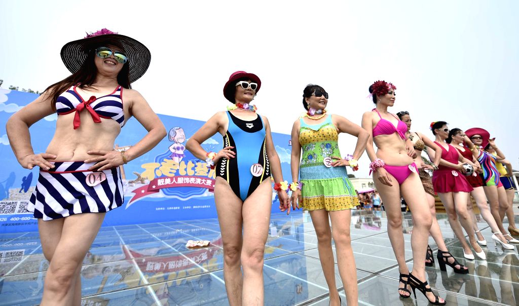 China Tianjin Senior Citizens Bikini Show