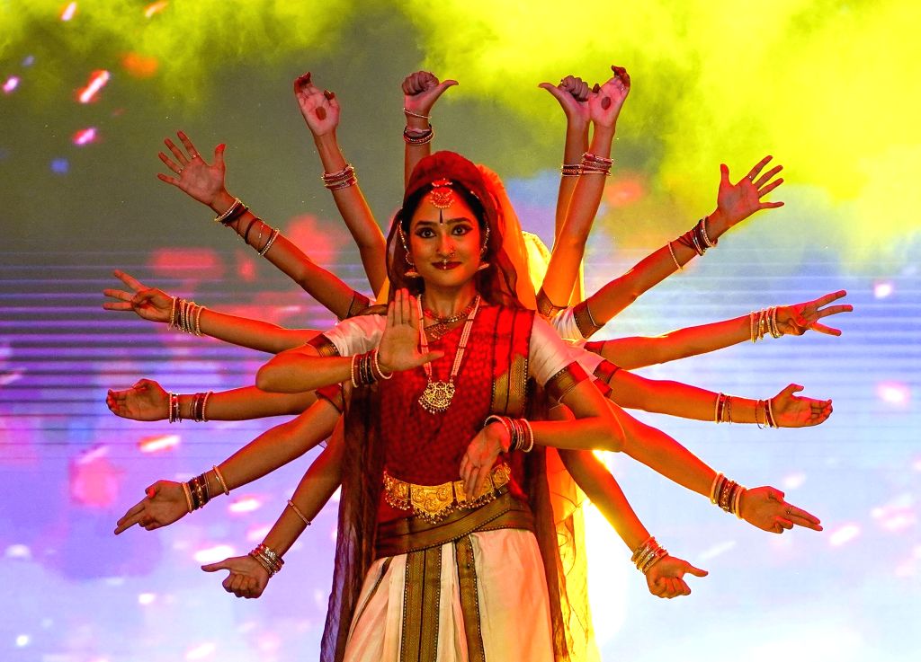 : Ahmedabad :Artists perform during full dress rehearsal eve of ...