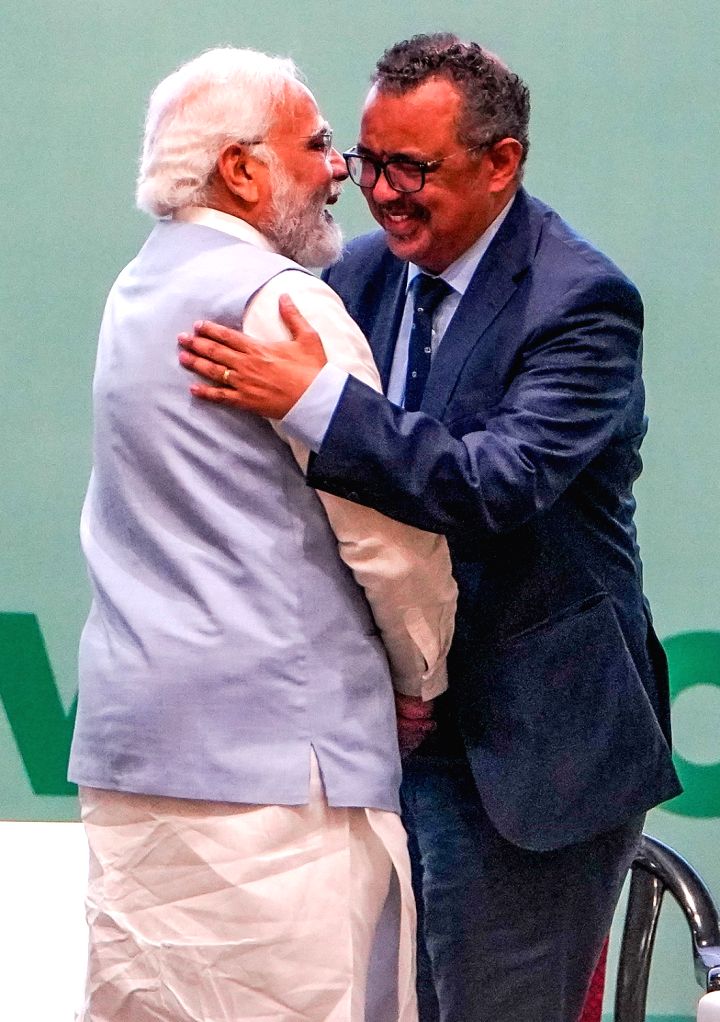 : Ahmedabad :Prime Minister Narendra Modi and World Health Organization ...