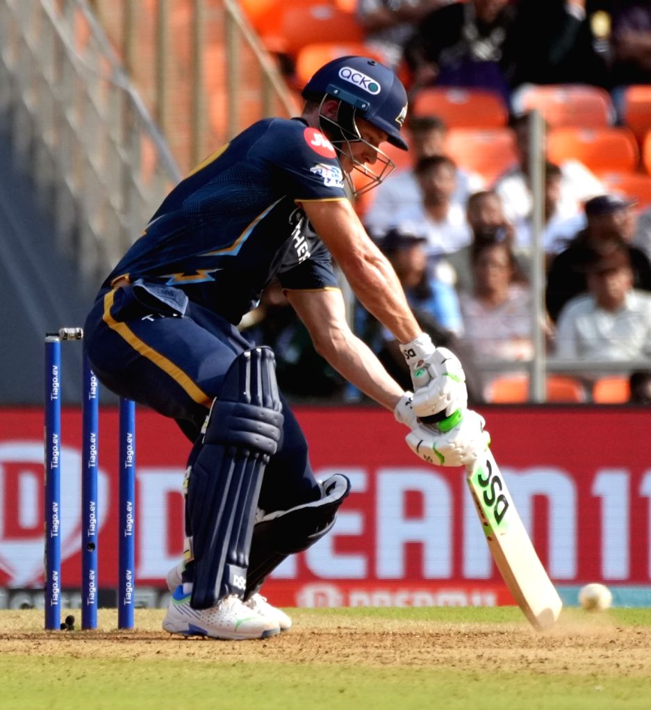 Ahmedabad : GT's batsman David Miller plays a shot during the IPL 2023 ...