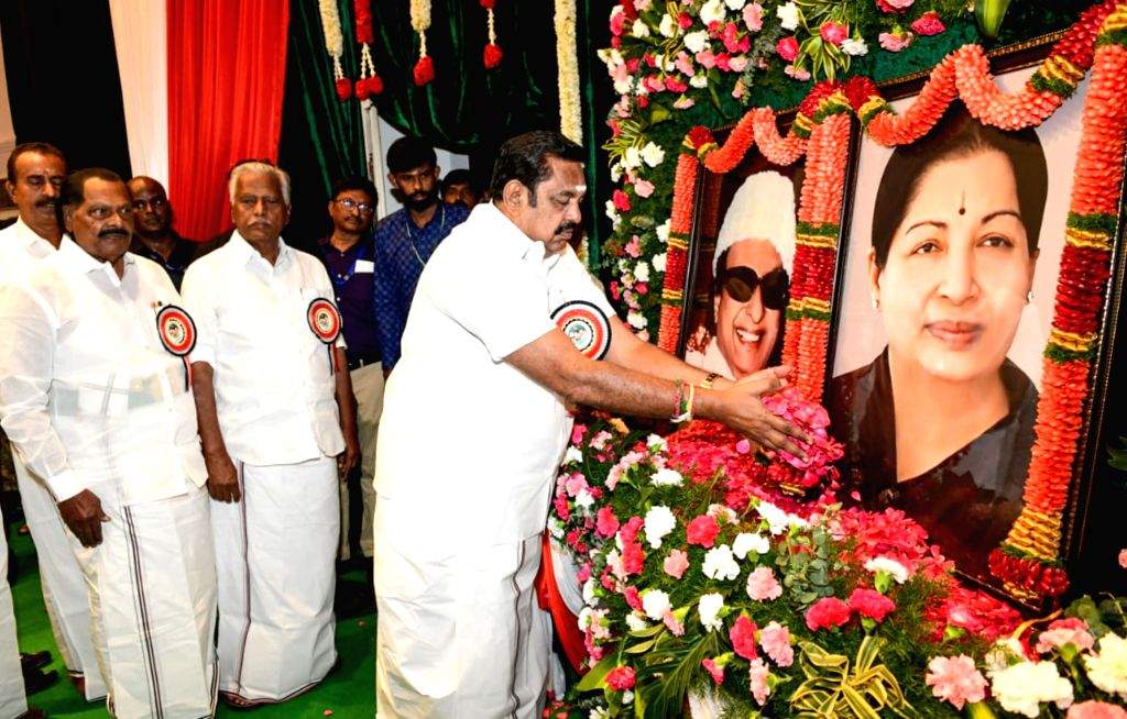 AIADMK leader Edappadi K. Palaniswami during the party's general body ...