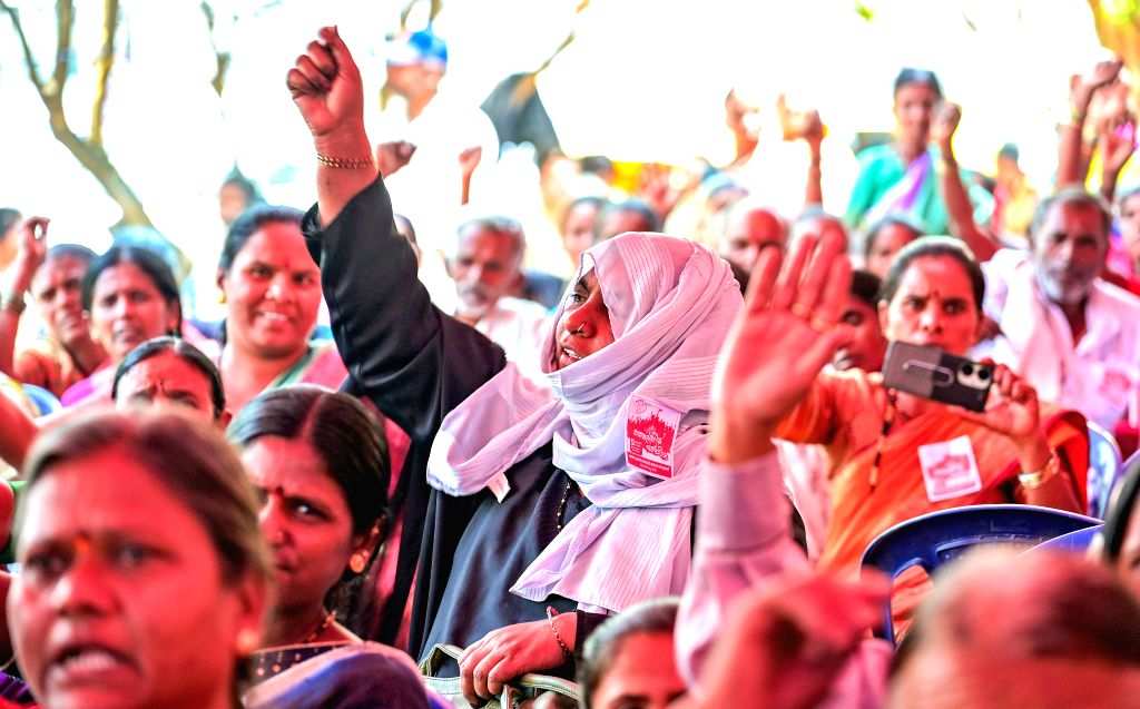 AIDWA Protests Over Employment, Welfare Demands