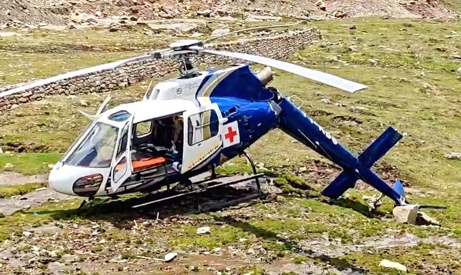 AIIMS Helicopter Makes Emergency Landing Near Kedarnath
