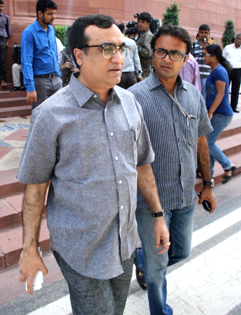 Party leaders at Parliament House on September 06