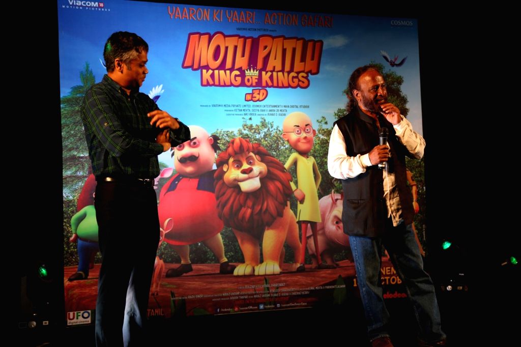 Launch of 3D stereoscopic animated movie Motu Patlu