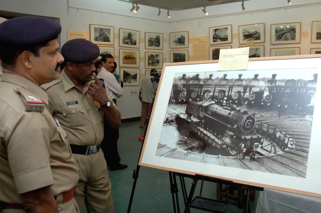 Inauguration of the '160 years of Indian Railways' an exhibition of ...