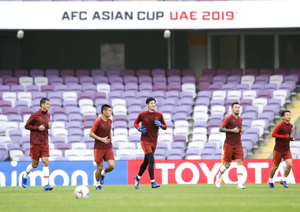 UAE-AL AIN-SOCCER-AFC ASIAN CUP 2019-ROUND OF 16-CHN-TRAINING SESSION
