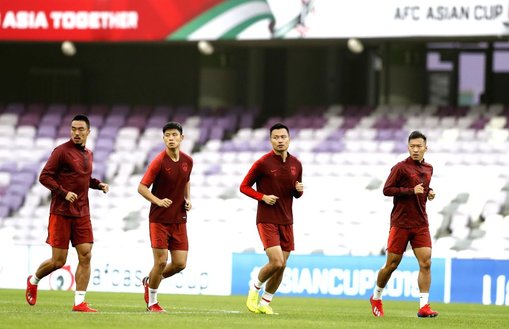 UAE-AL AIN-SOCCER-AFC ASIAN CUP 2019-ROUND OF 16-CHN-TRAINING SESSION