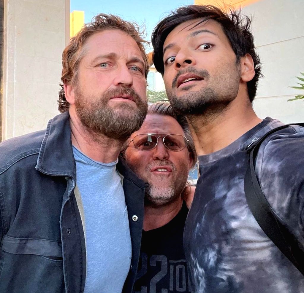 Ali Fazal shares BTS pictures with Gerard Butler from the sets of ...
