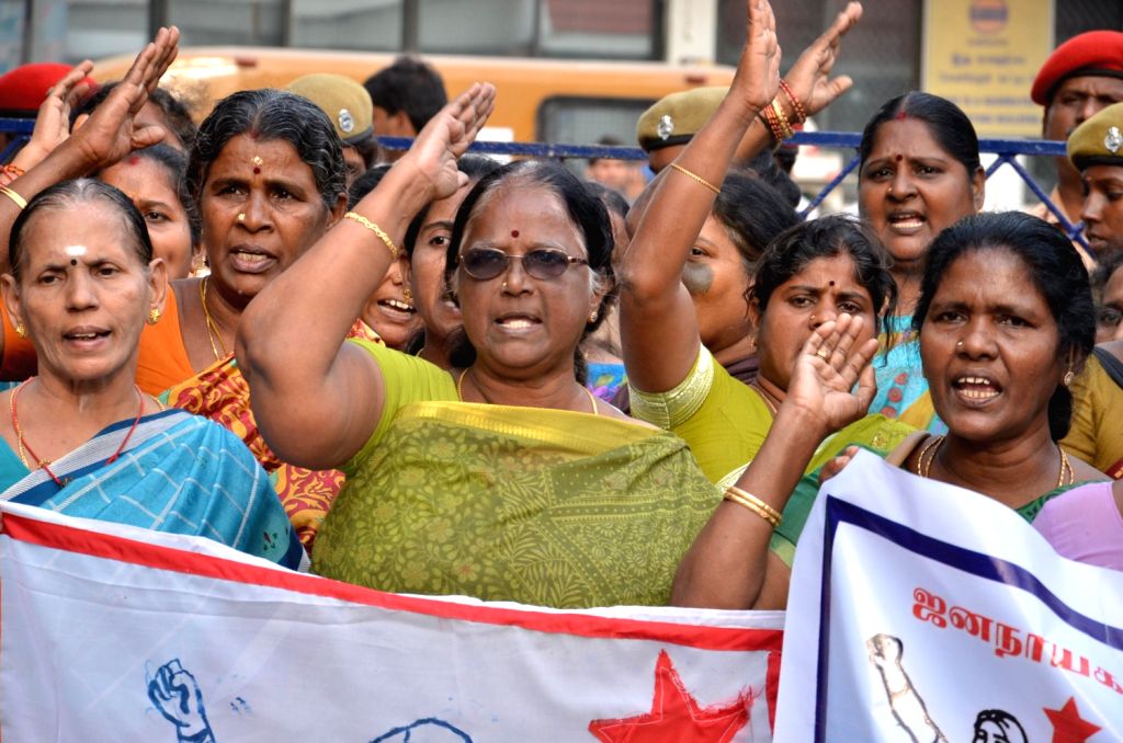 AIDWA protest