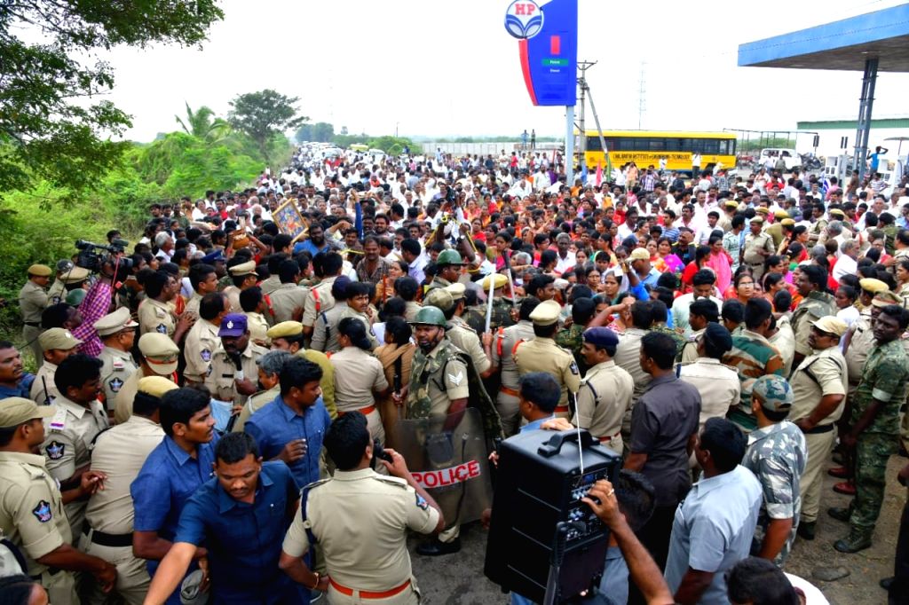 Protests rock Amaravati ahead of AP Assembly session