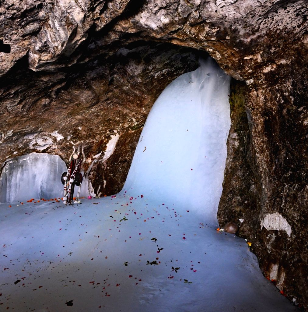 Free Photo: Amarnath Shrine Board organises 'Pratham Puja' at holy cave