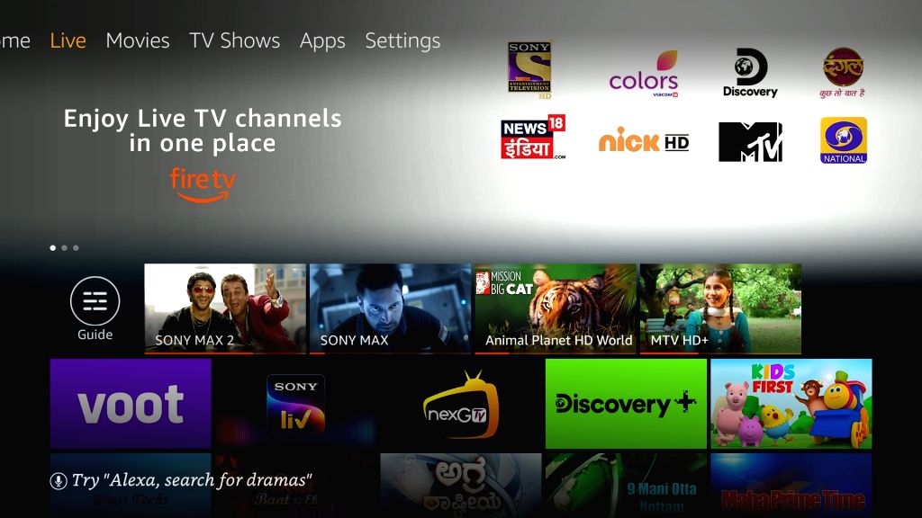 Amazon introduces 'Live TV' feature for Fire TV devices in India