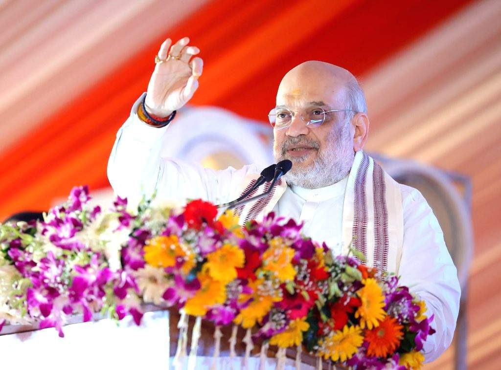 Amit Shah at a Delhi Gov’s event