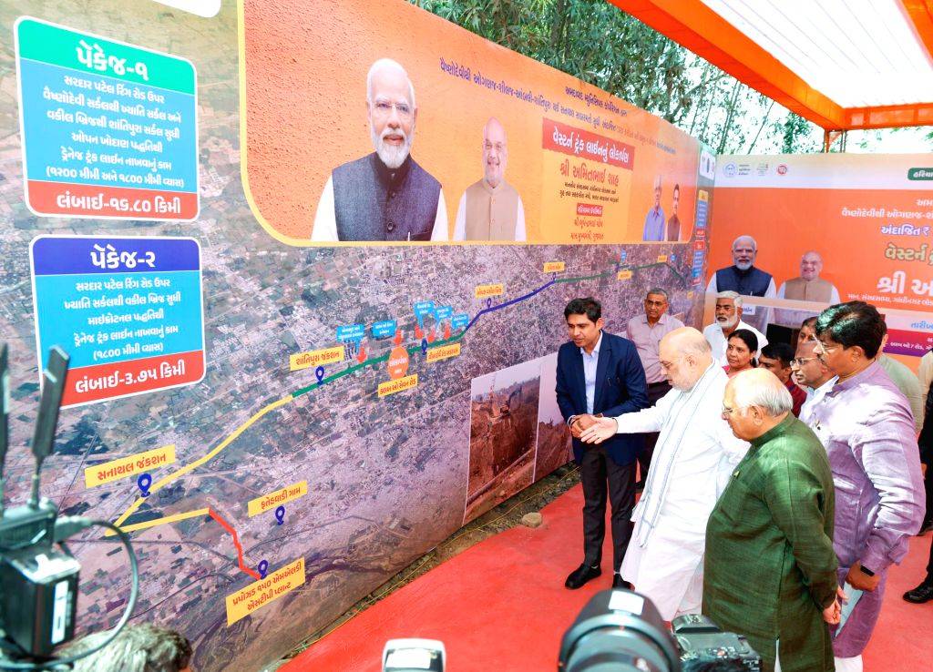 Amit Shah Inaugurates Western Trunk Main Line