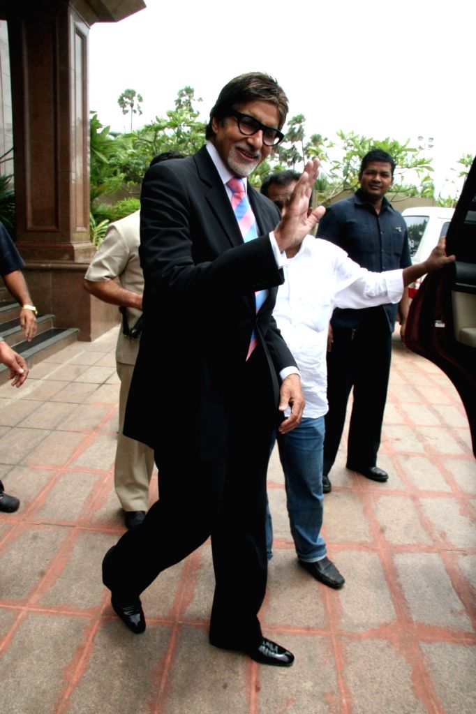 Amitabh Bachchan at ESPN Airtel Champions League Press conference at ...